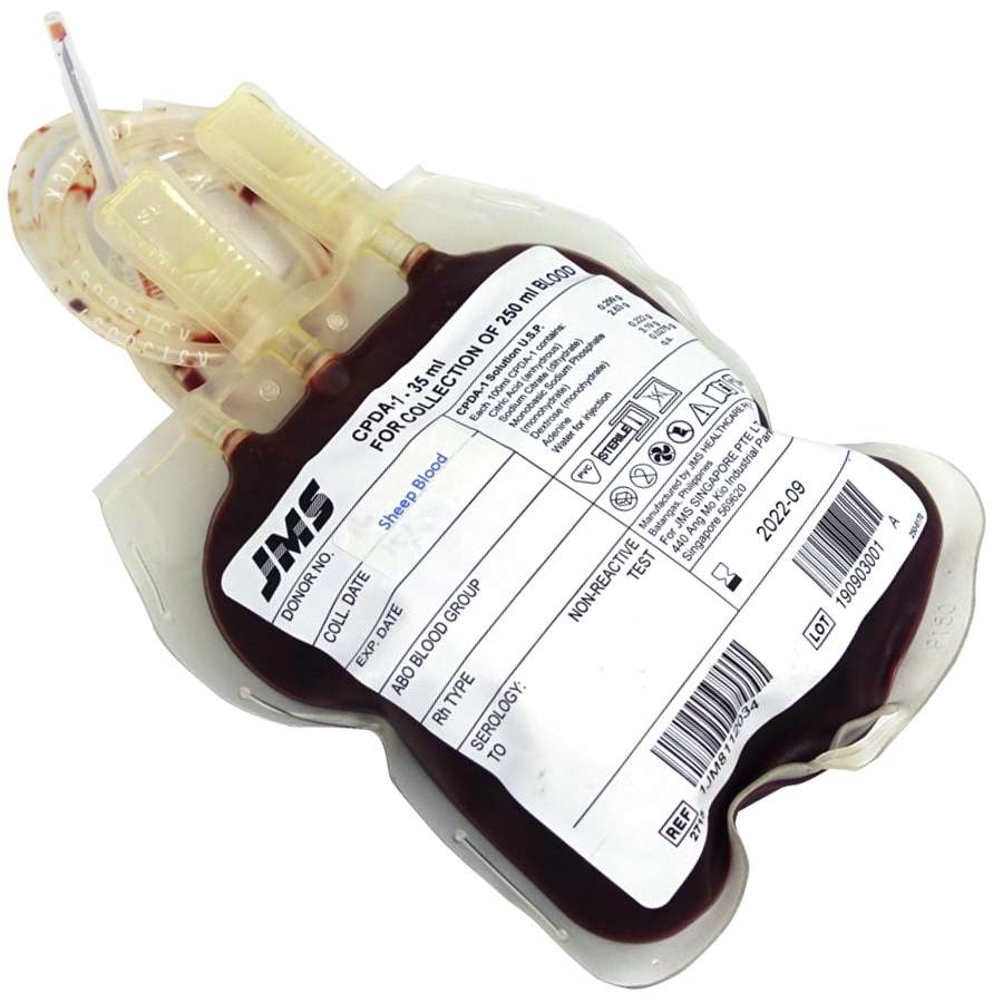 SHEEP BLOOD (DARAH DOMBA) 250CC LABORATORY GRADE | Agarindo Biological ...